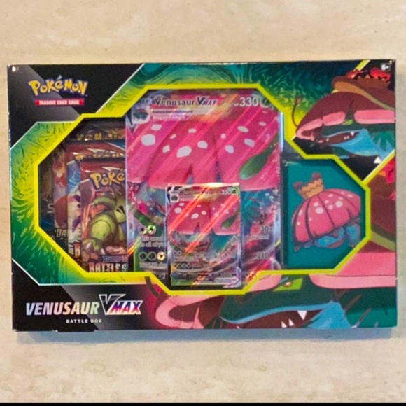 Pokemon | Other | Pokemon Venusaur Vmax Battle Box 22 Pokemon Cards ...